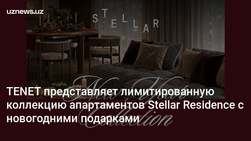 TENET представляет лимитированную коллекцию апартаментов Stellar Residence с новогодними ...