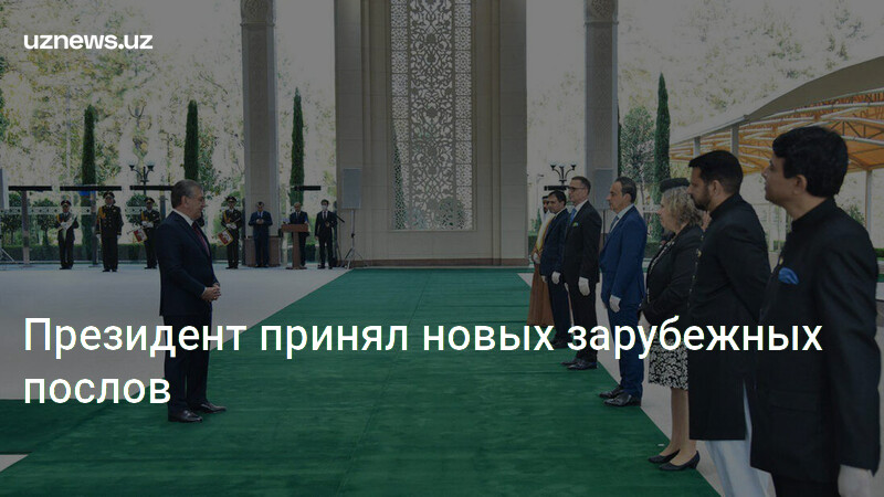 Президент принял новых зарубежных послов - UzNews.uz