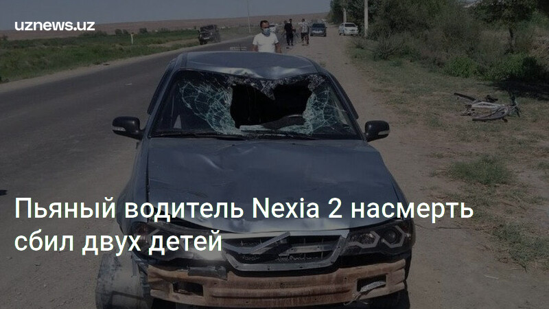 Пьяный водитель Nexia 2 насмерть сбил двух детей - UzNews.uz