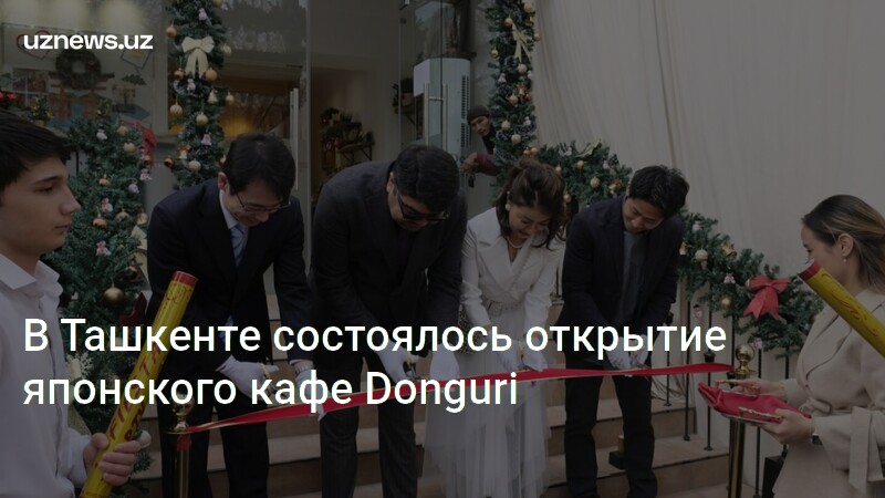 В Ташкенте состоялось открытие японского кафе Donguri - UzNews.uz