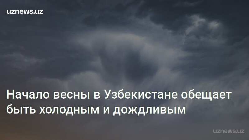Начало весны в Узбекистане обещает быть холодным и дождливым - UzNews.uz